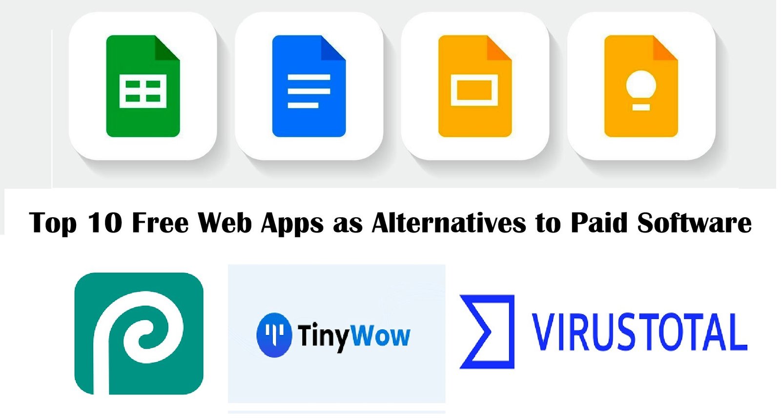 10 Free Web Apps as Alternatives to Paid Software - DRTANJIL.COM 10 Free Web Apps as Alternatives to Paid Software - DRTANJIL.COM