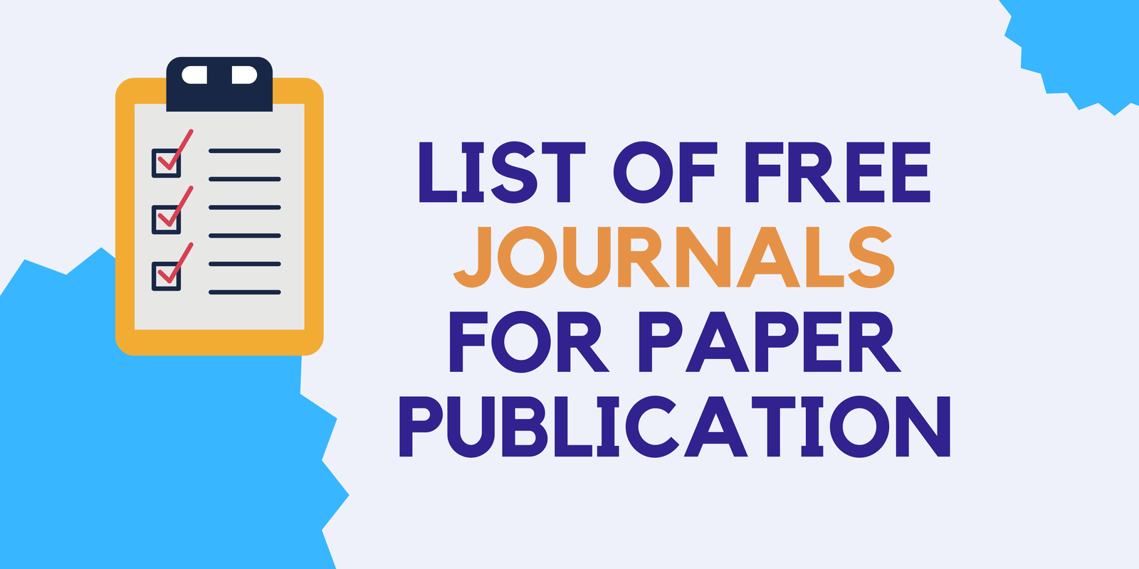 Publish an Article in Reputable Journals for Free? - DRTANJIL.COM
